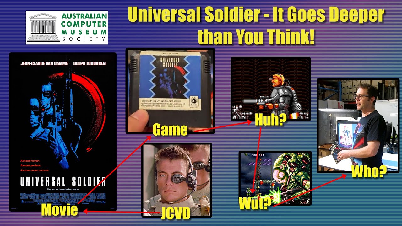 The Universal Soldier Universe... of Soldiers... on the Megadrive ...