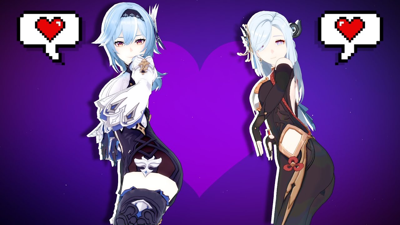 Thicc Eula // Shenhe😼 - Body on my mind -【MMD Genshin impact 4K | 60FPS】 - YouTube