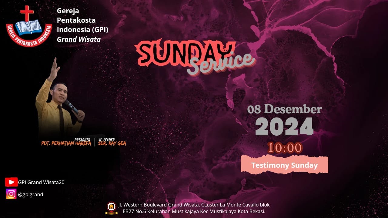 GPI Grand Wisata Testimony Sunday_Menerobos Kebencian_Pdt. Perhatian ...
