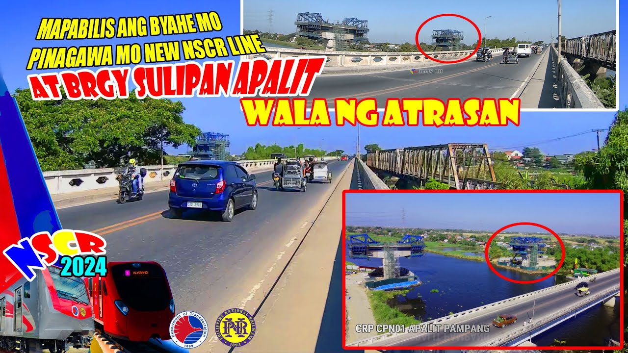 nscr line construction sulipan apalit pampanga /V 520 / pnr nscr update ...
