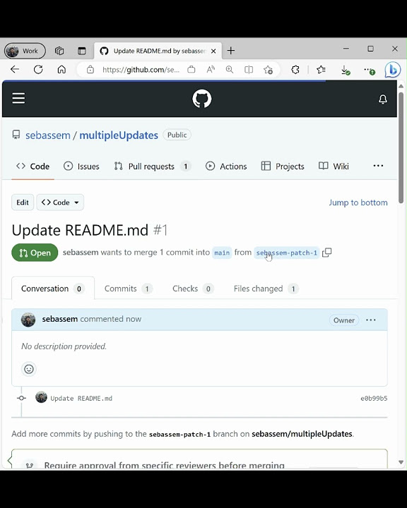 Edit multiple files on GitHub using the online experience without the need to clone the ...