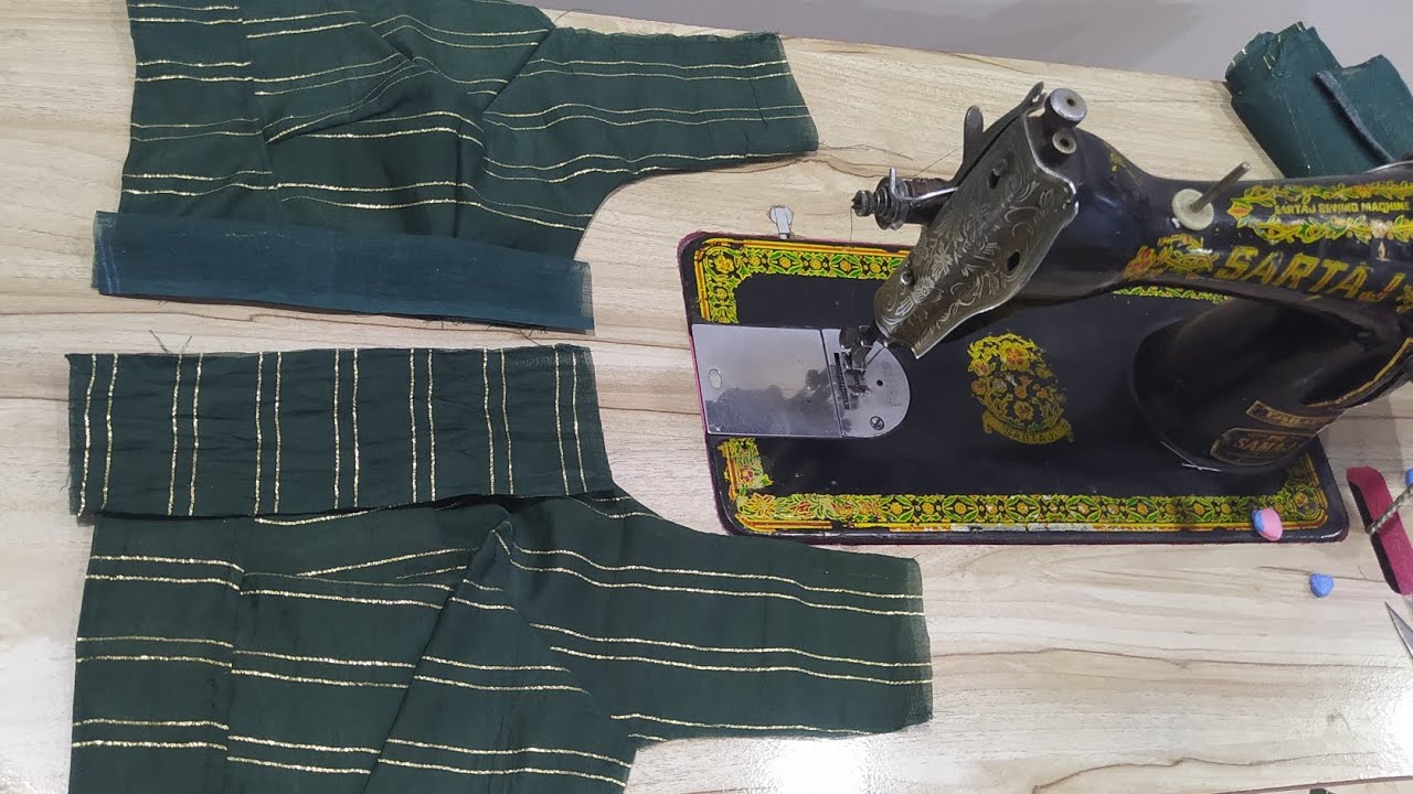 ब्लाउज में हुक और आई पट्टी बनाने का आसान तरीका। Hook Eye Patti/ Blouse ...