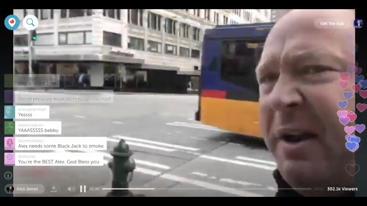 Crazy NRA Fascist Alex Jones Dressed In A Cup Of ☕ Coffee In Seattle In ...