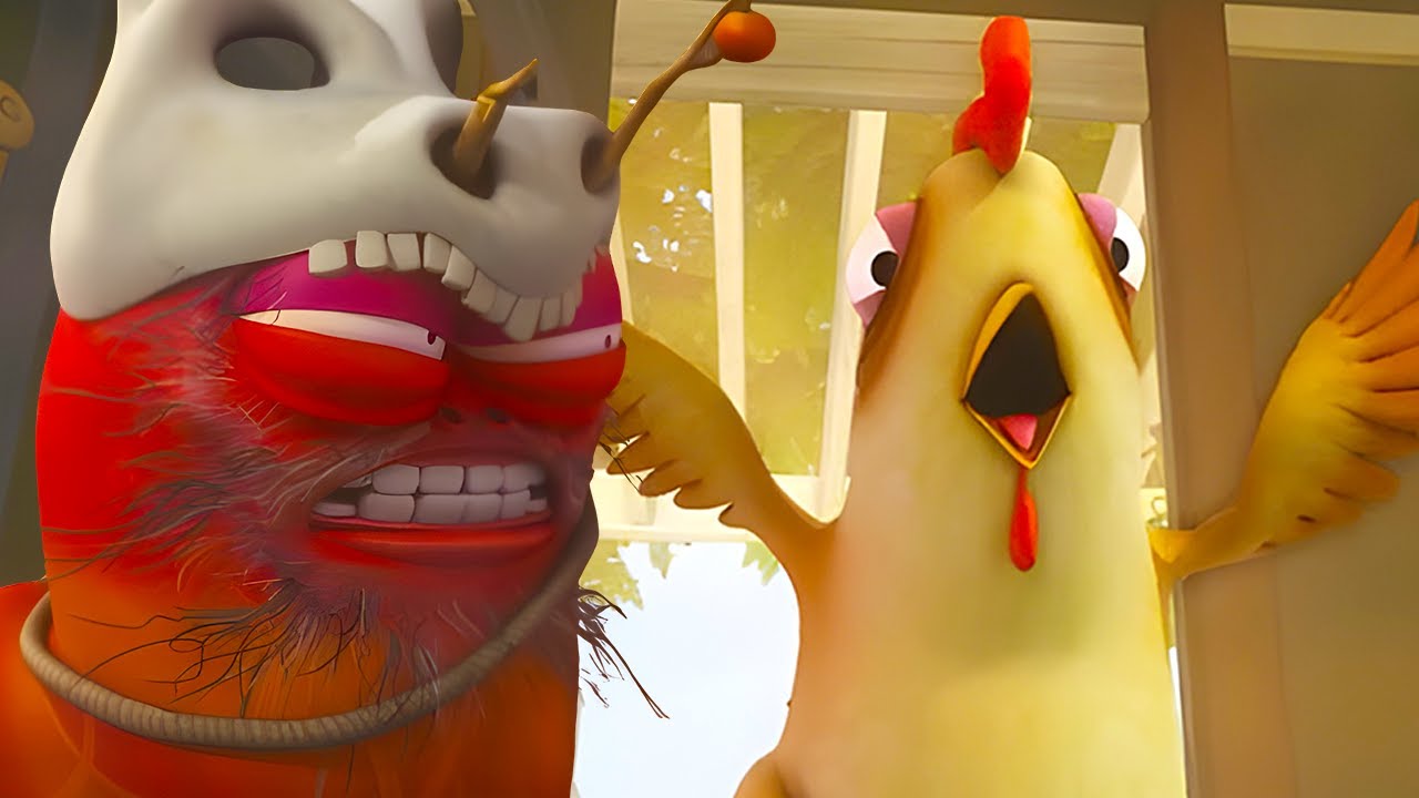 LARVA VS CHICKEN! 🐔 🐓 😮 | LARVA | WildBrain Kids - YouTube