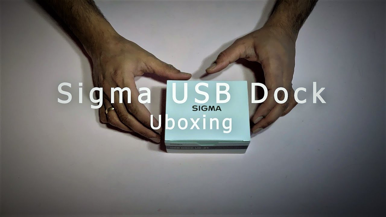Sigma USB Dock UD-01 Canon EF Mount - Unboxing - YouTube