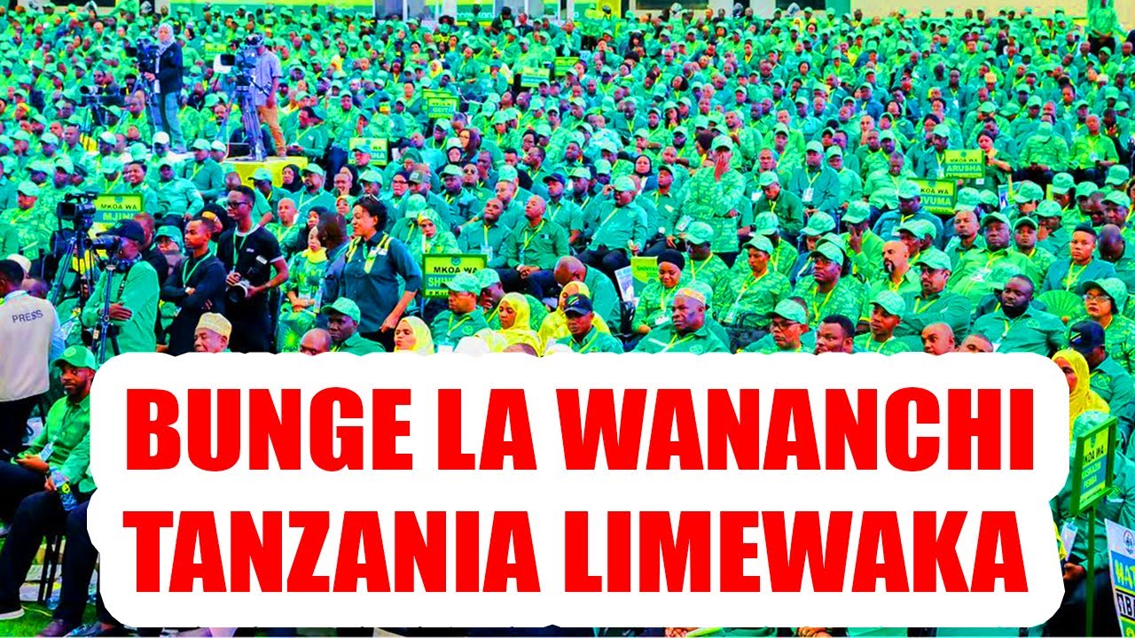 ''BUNGE LA WANANCHI WAMEKINUKISHA RAIS SAMIA KWISHA TWAHA MWAIPAYA ...