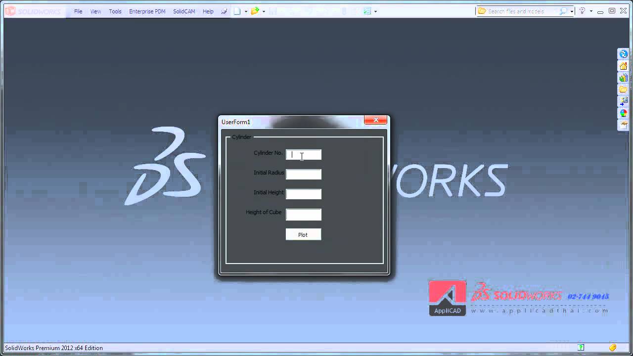 Cad Macro Solidworks Youtube