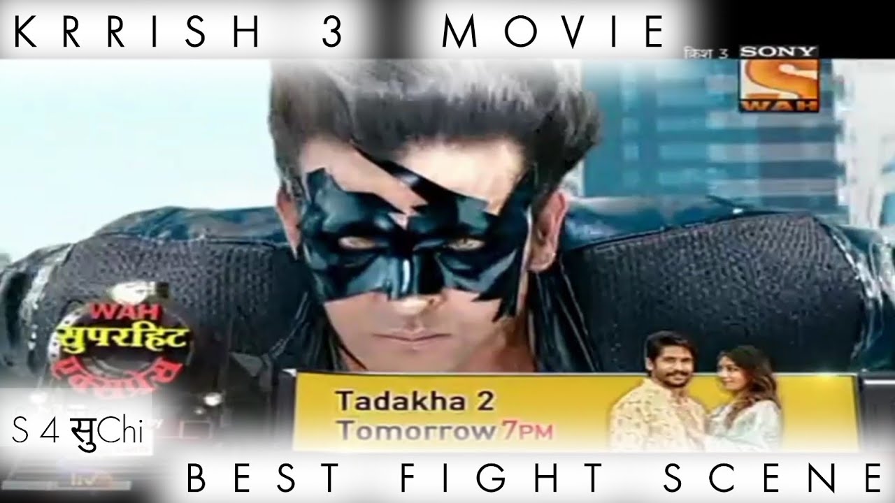 Krrish 3 movie Best Fight Scene on SONY WAH - YouTube