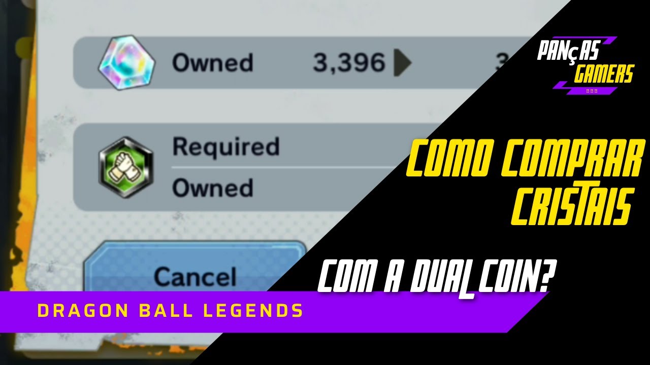 COMO COMPRAR CHRONO CRYSTAL COM DUAL COIN - DRAGON BALL LEGENDS - YouTube