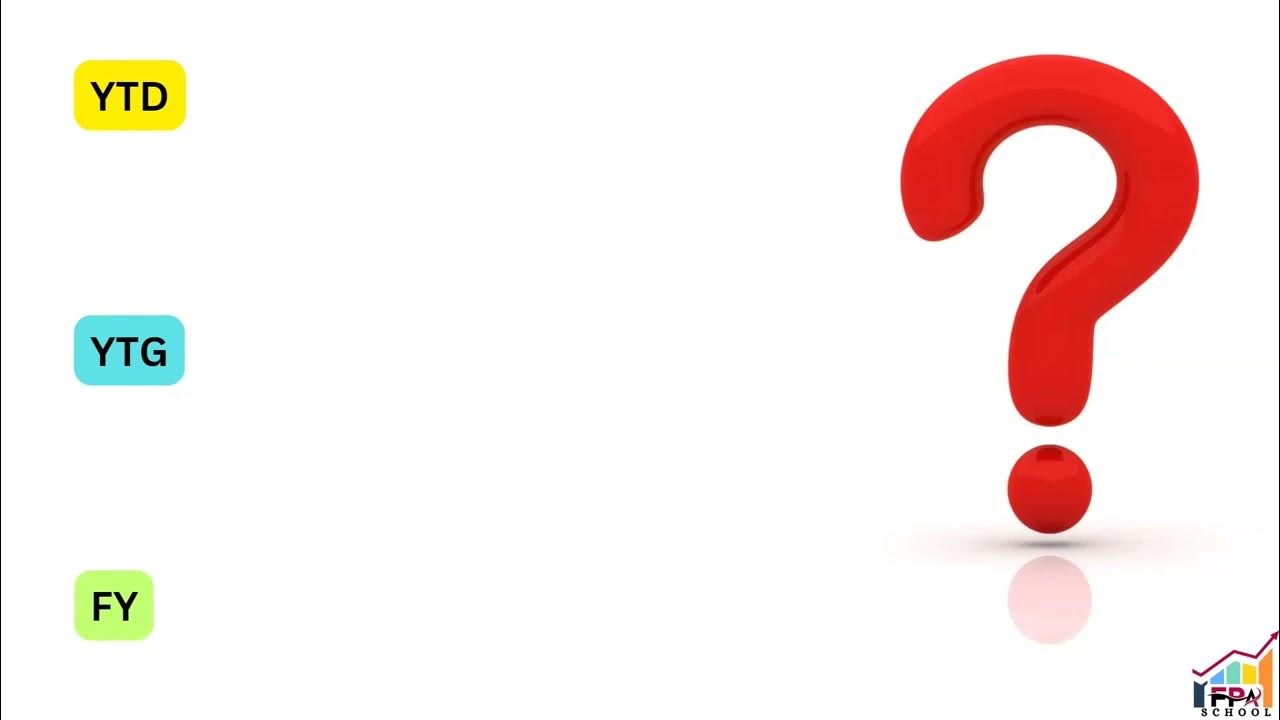 الفرق بين ال YTG - YTD - FY - YouTube