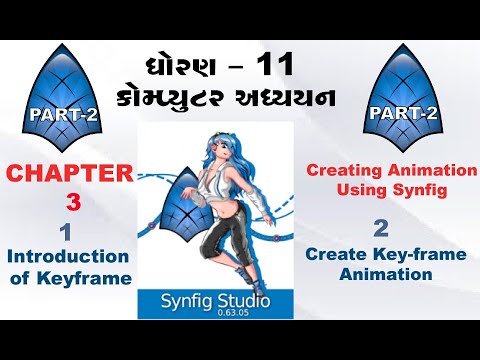 std 11 computer chapter 3 CREATING ANIMATION USING SYNFIG PART-2 Gujarati Medium - YouTube
