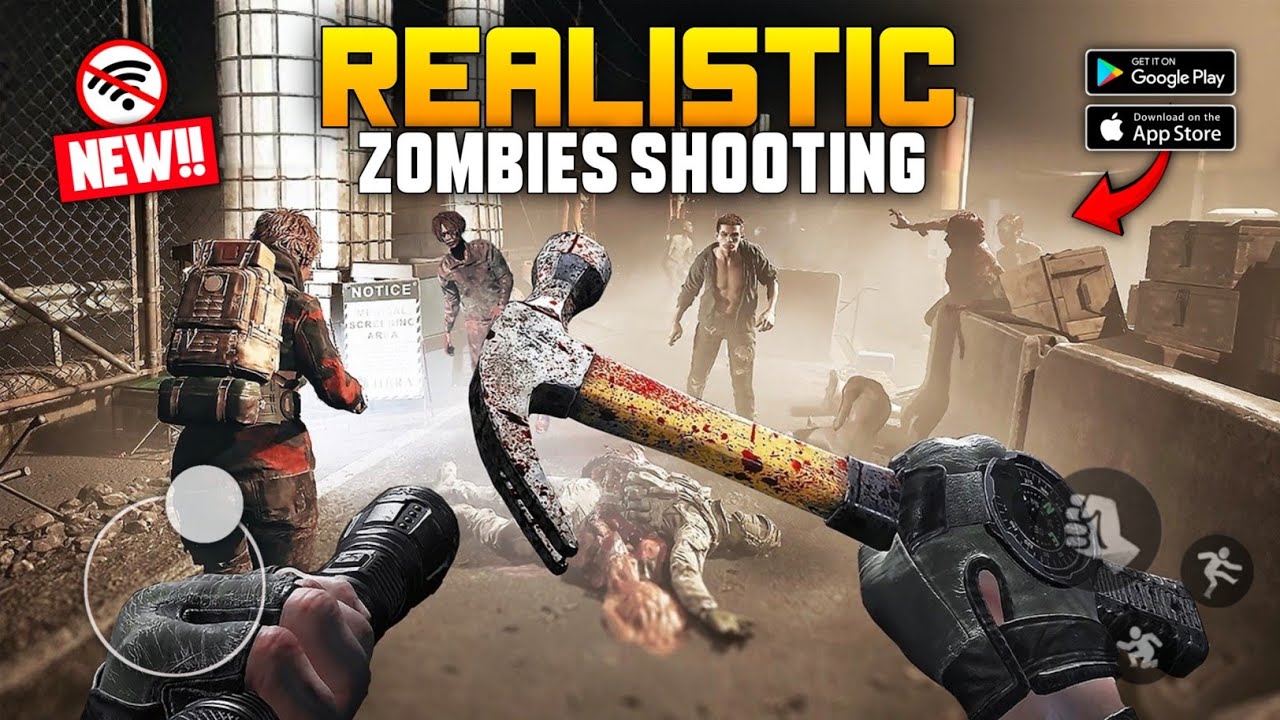 NEW REALISTIC ZOMBIES SHOOTING FPS MOBILE GAME! (Android) - Offline ...