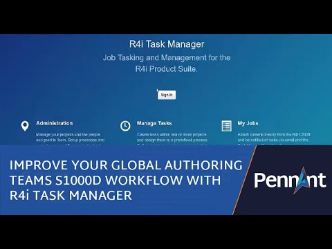 Improve your Global Authoring Teams S1000D Workflow with R4i Task ...