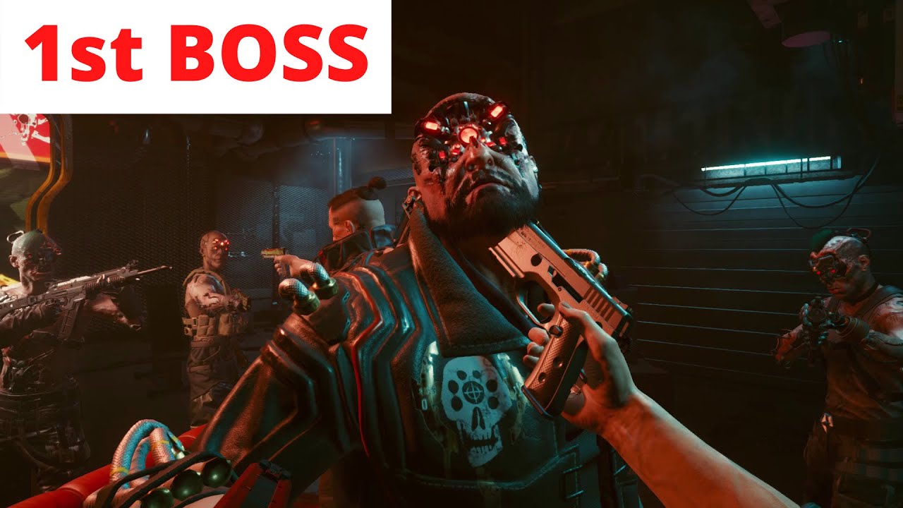 Cyberpunk 2077 1st BOSS (ROYCE) FIGHT in ALL FOODS - YouTube
