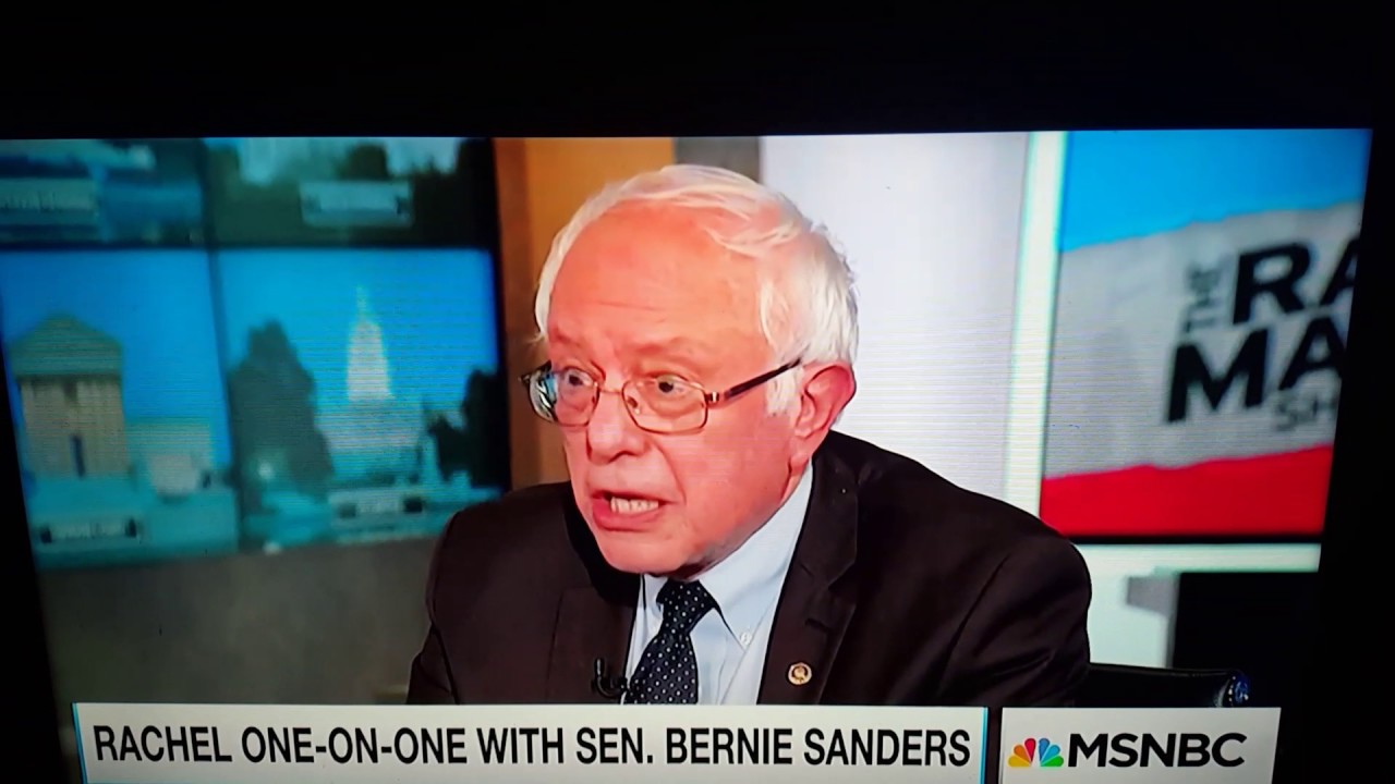 Bernie Sanders on The Rachel Maddow Show [1/3/2017] - YouTube