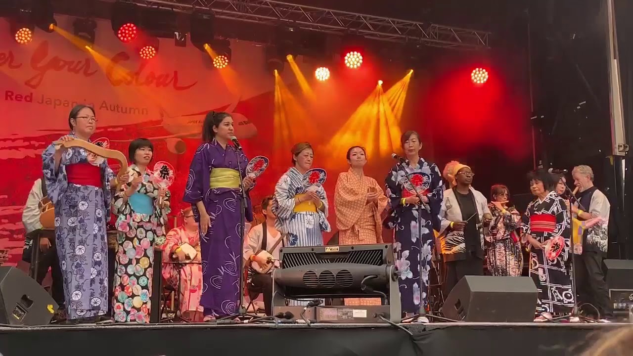 SOAS Min'yo Group at Japan Matsuri 2019 - Yosakoi Bushi - YouTube
