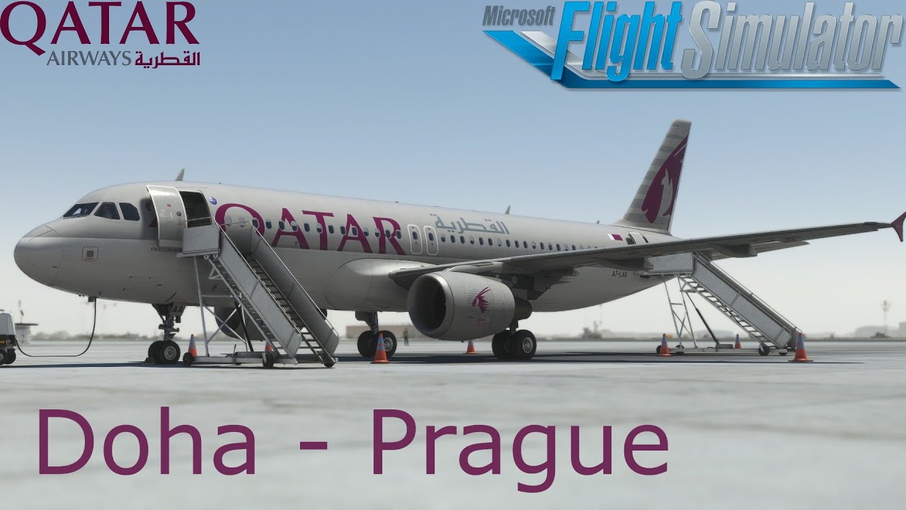 Qatar Airways A320 | Doha to Prague - YouTube