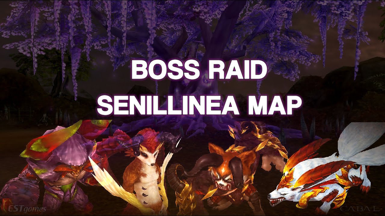 Cabal Online PH : Senillinea Map BOSS RAID - YouTube