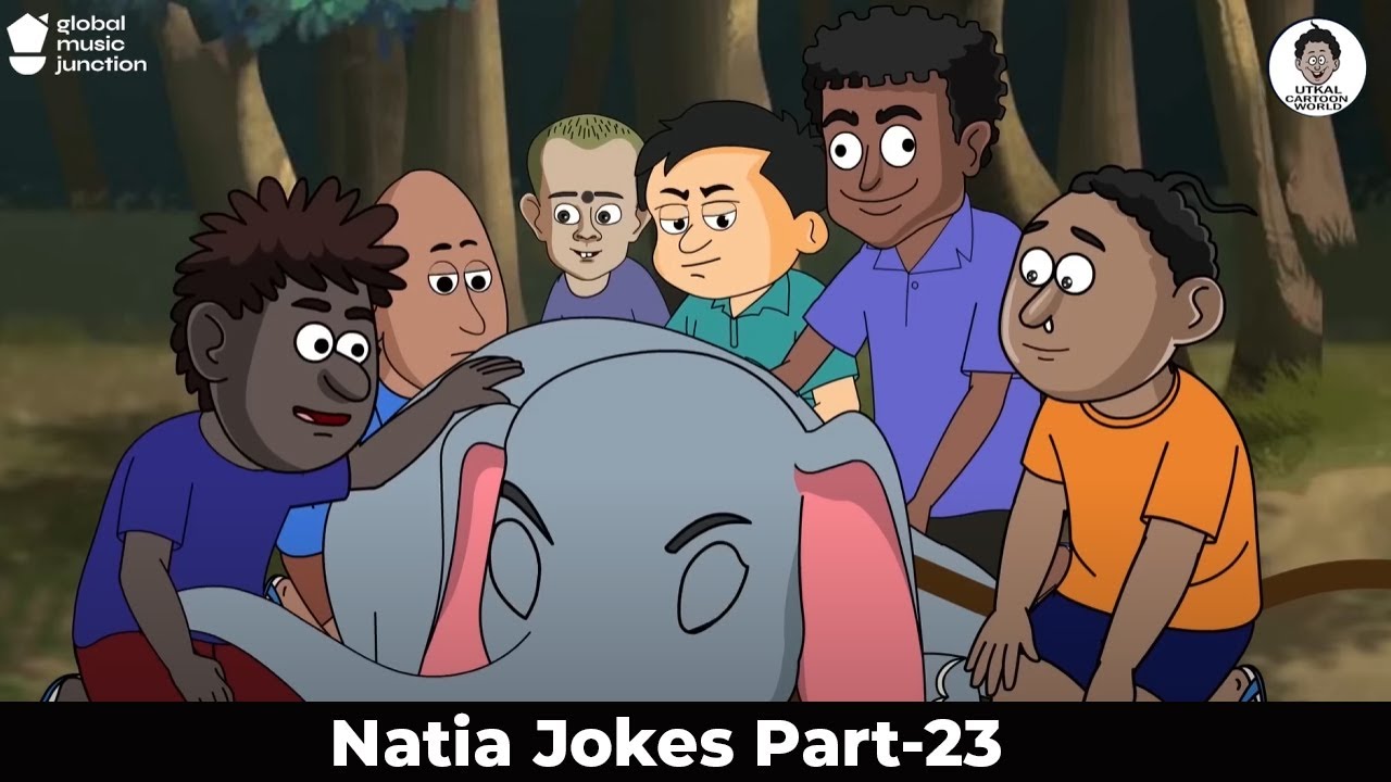 Natia Jokes Part-23 | Natia and Hati ka Bacha | Natia Toons | नटिया और ...