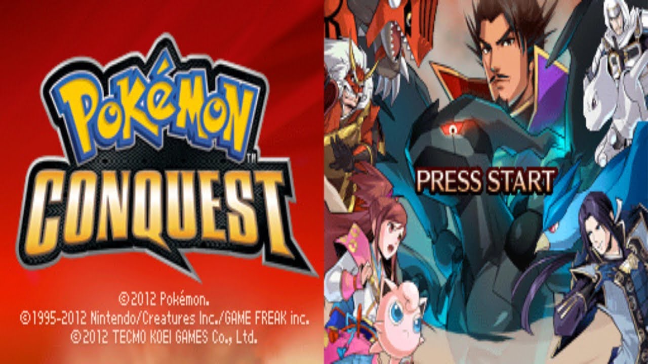 Pokémon Conquest Title Screen and Intros (NDS) Horizontal Screen - YouTube