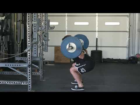 Power Athlete Squat with Staggered Stance - YouTube