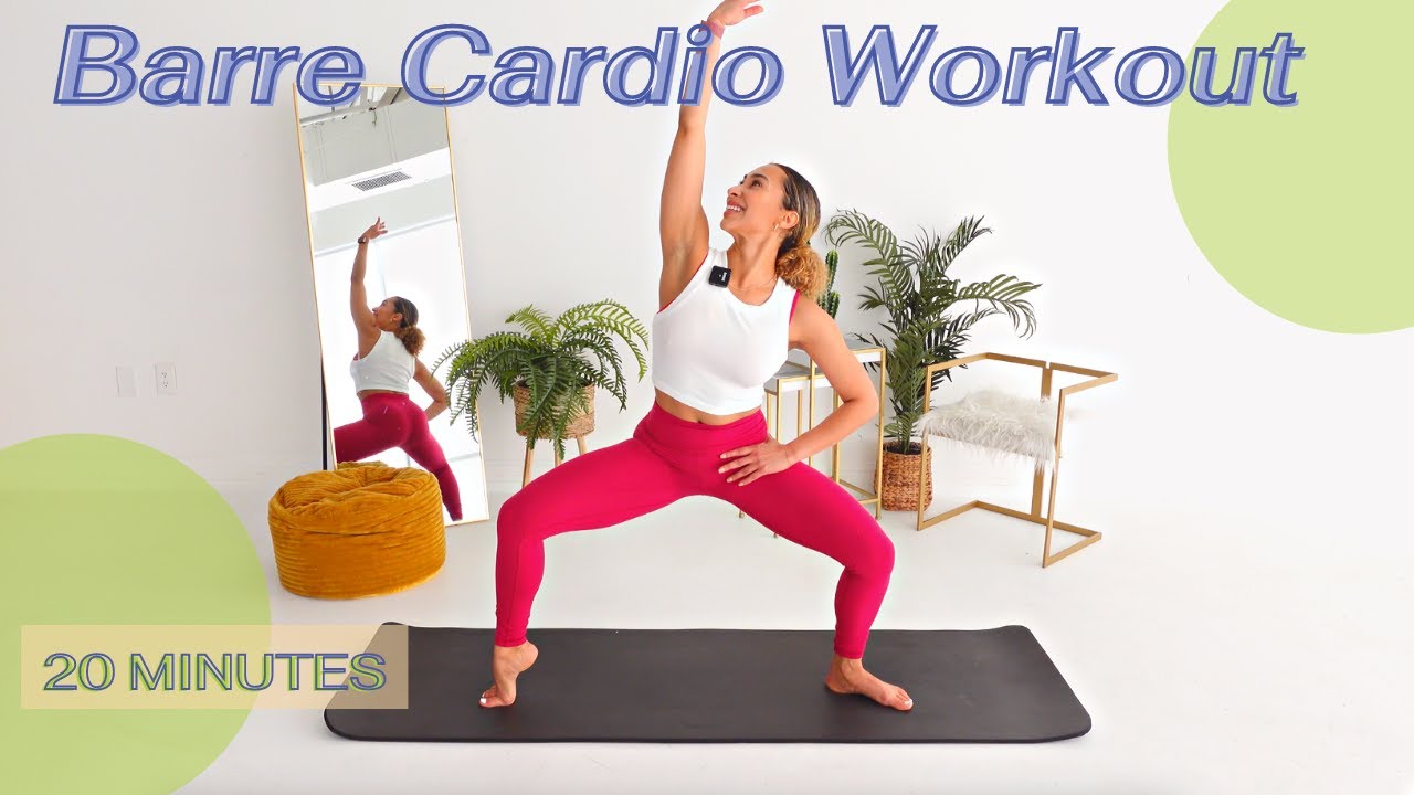 Barre Cardio Workout for Toned Dancer Legs and a Stronger Core! 20 Mins ...