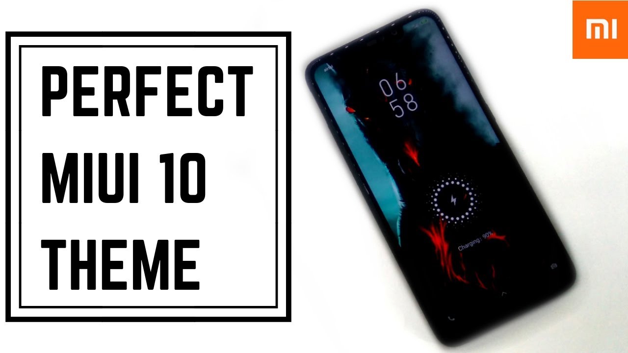 Perfect Dark Miui 10 Theme For May 2019 - YouTube