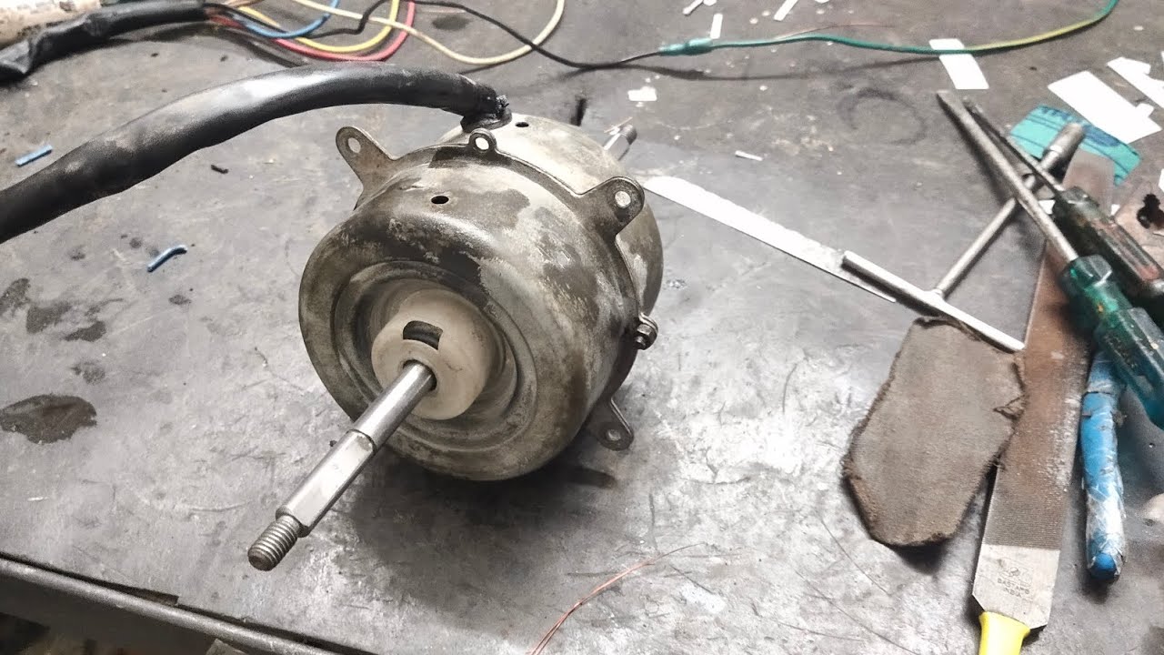 AC fan motor 6 wire connection full data samet winding - YouTube