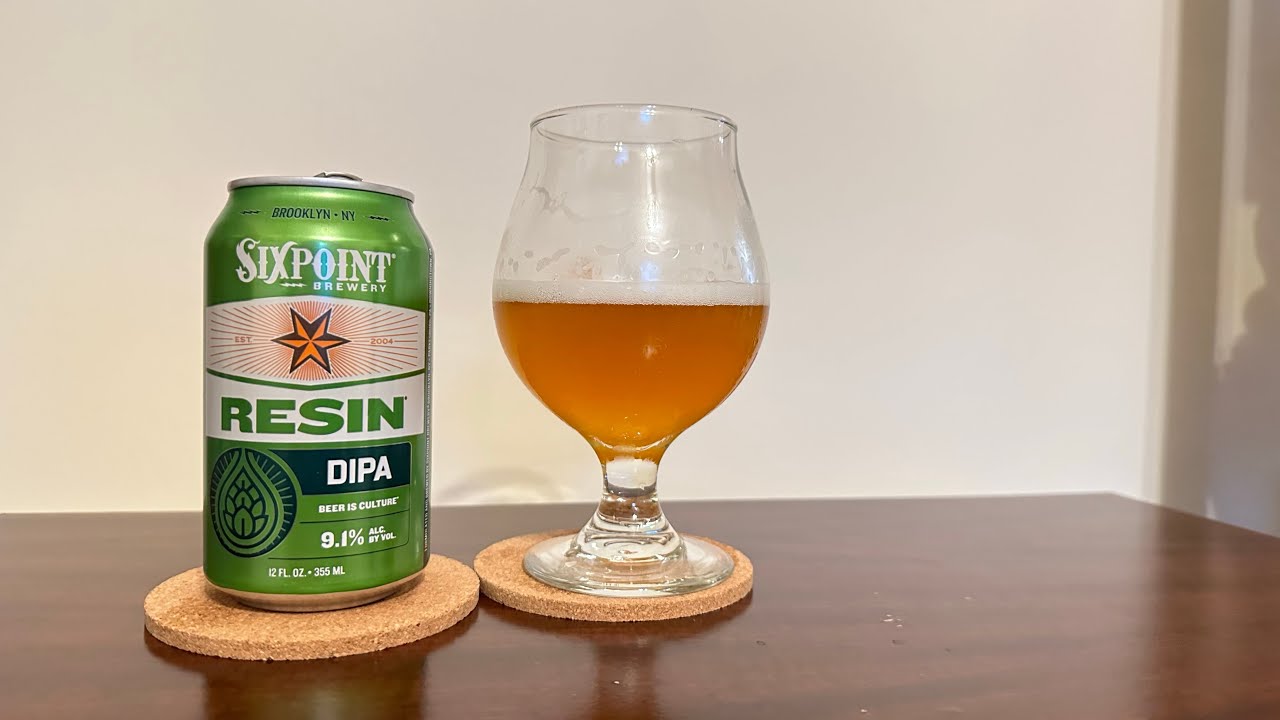 Six Point Brewery Resin Double IPA Review - YouTube