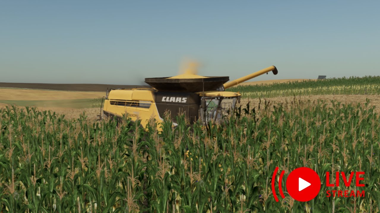 Live Stream on FS22 Harvesting some Wet Corn | LIVE | FS22 - YouTube