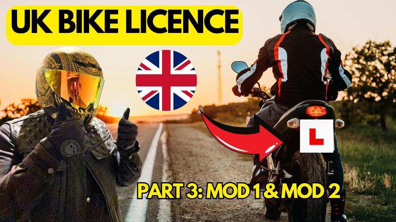 How To Get Your UK Motorcycle Licence (Part 3) - The Mod 1 & Mod 2 Test ...