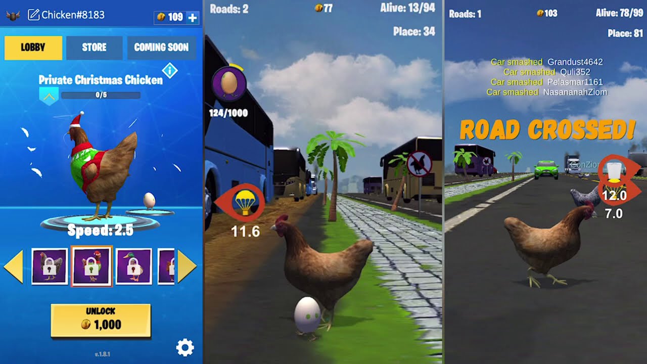 Chicken Challenge 3D Royale Gameplay || iOS/Android - YouTube