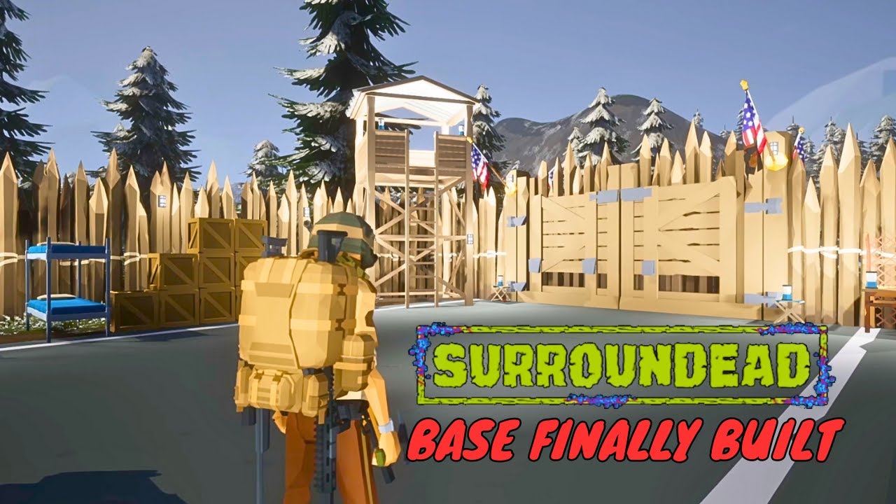 Base Built with a Watch Tower and Fun Scavenging. | SurrounDead ...