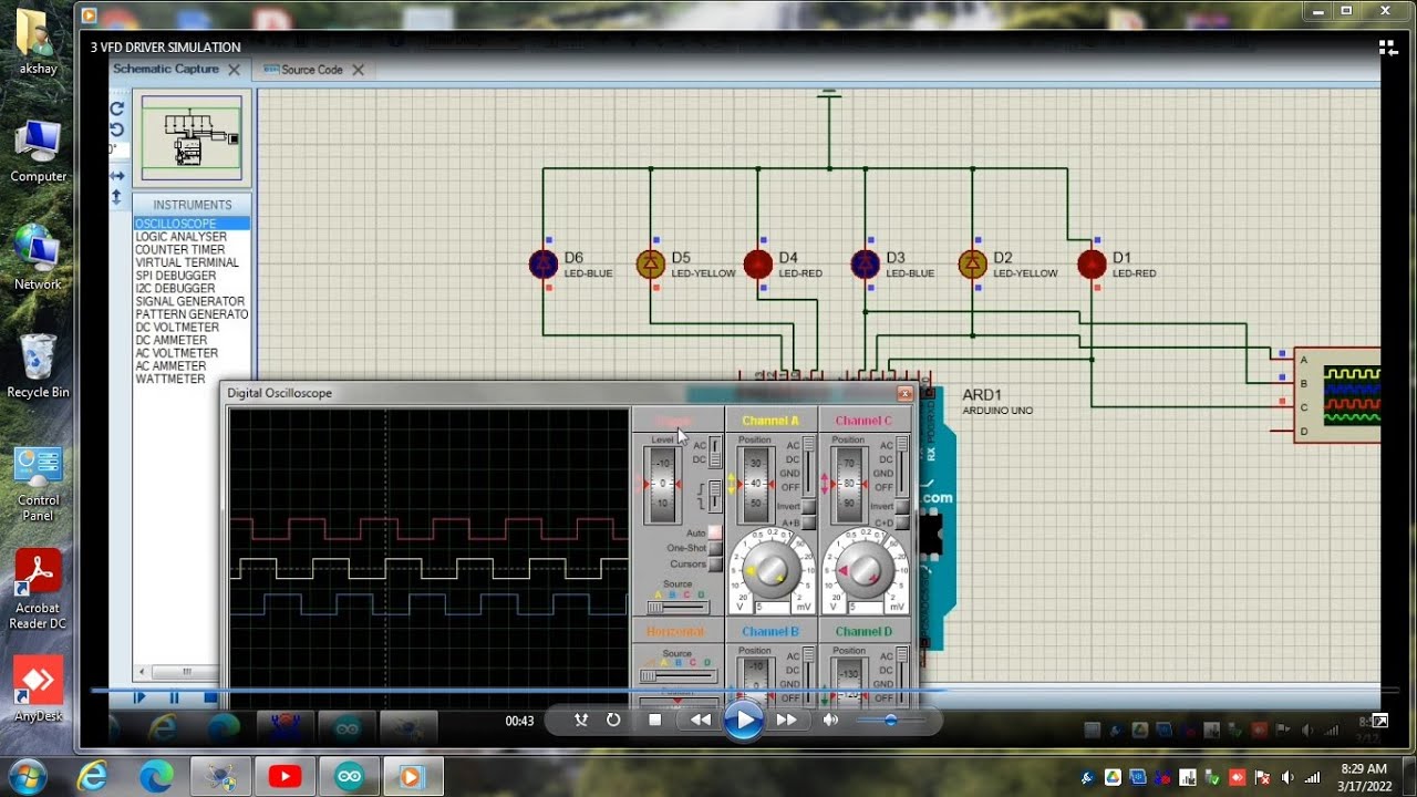 3 VFD DRIVER SIMULATION - YouTube