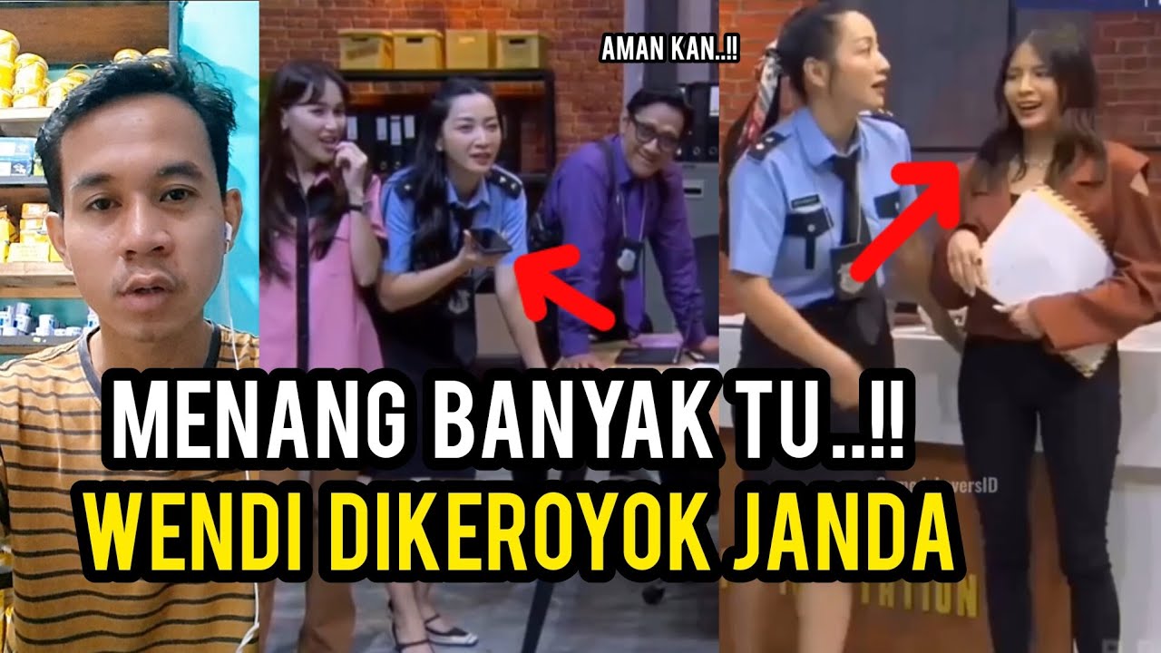 SURYA EMOSI, WENDI DI KROYOK JANDA ‼️ REACT VIDEO LUCU KOCAK - YouTube