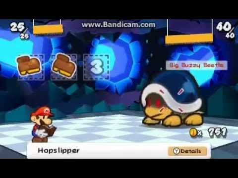 Paper Mario Sticker Star: Big Buzzy Beetle - YouTube