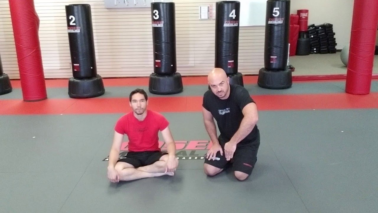 Inside Guard Position - Scissor Sweep Defense (Cosens Martial Arts ...