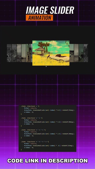 Image Slider #css #coding #gradient #gradienteffect #Website - YouTube