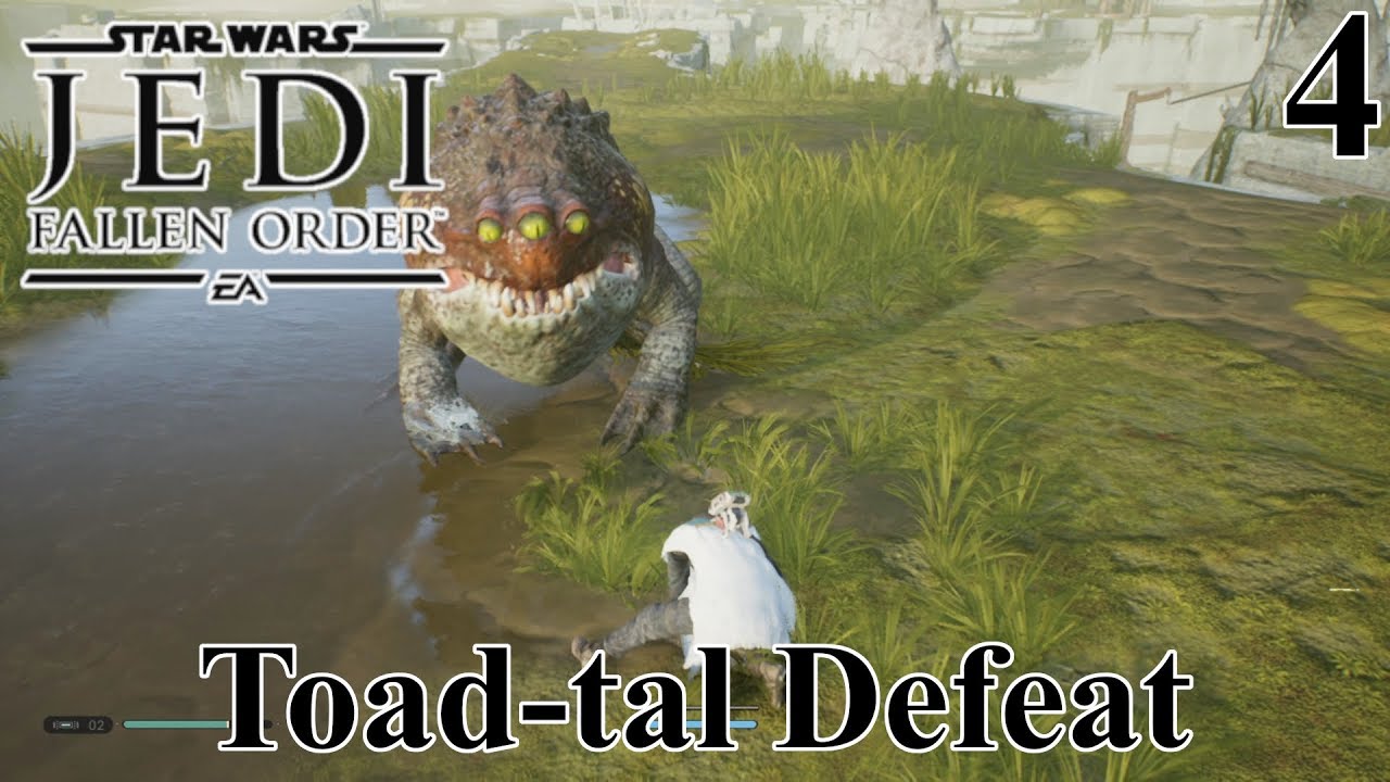 Star Wars Jedi: Fallen Order | Toad-tal Defeat - Part 4 - YouTube