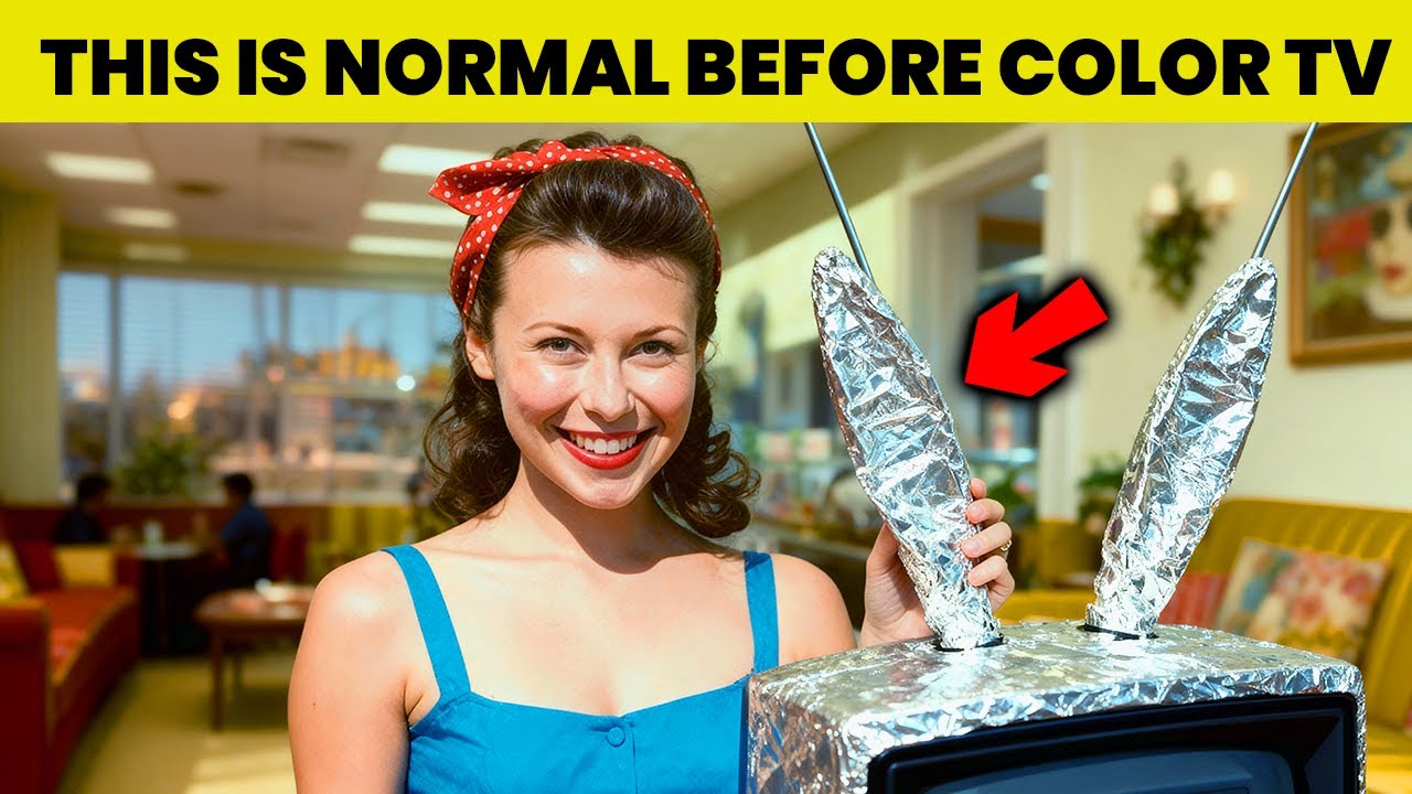 20 Weird Facts About Life Before Color TV - YouTube