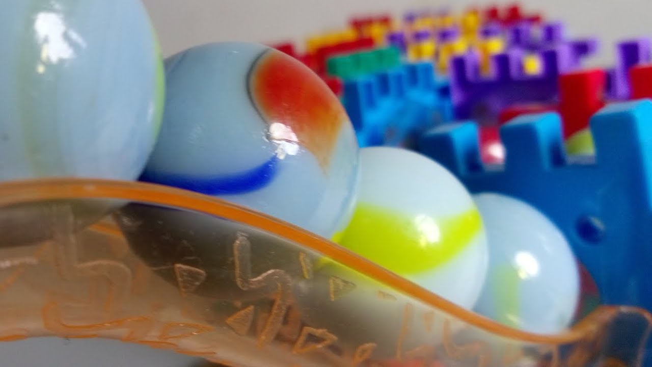 REVERSE ASMR marble run very satisfying REVERSE marble run - YouTube