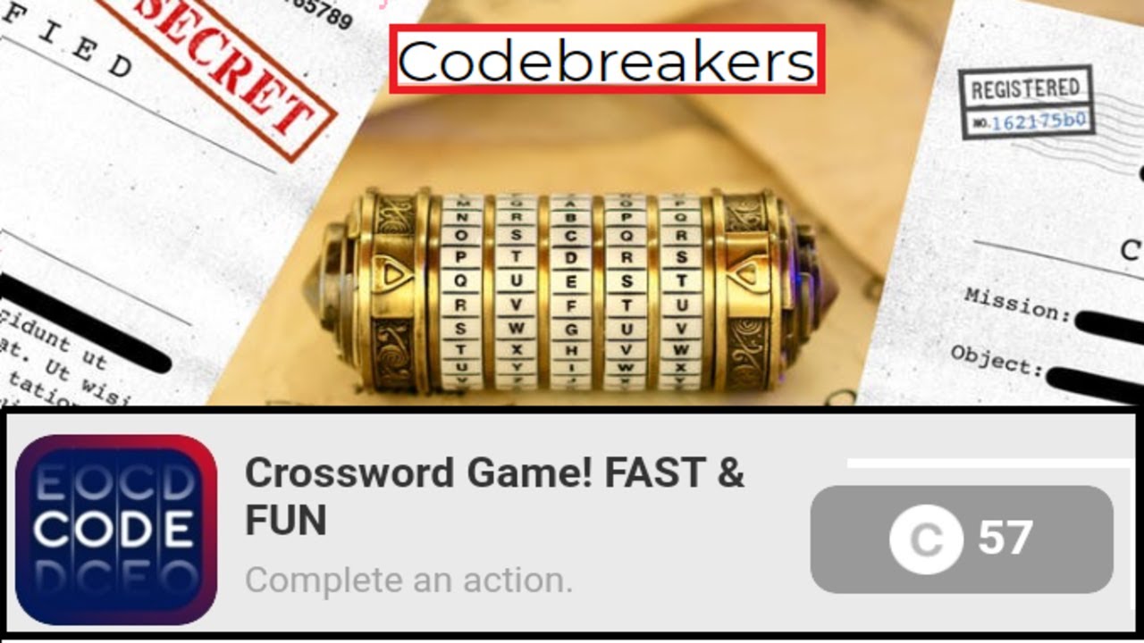 Codebreakers Quiz answers | Crossword game ! Fast and fun | Video-facts ...