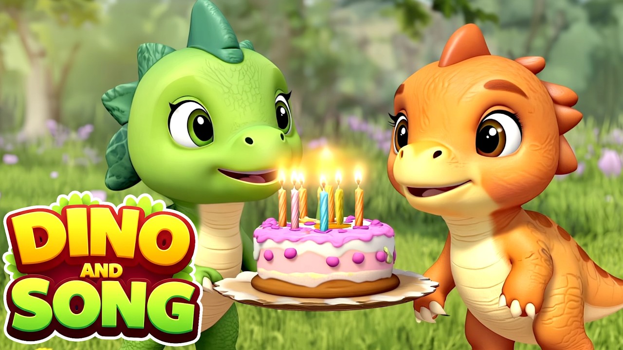 Dino Birthday - Nursery Rhymes & Kids Songs - Dino and Song - YouTube