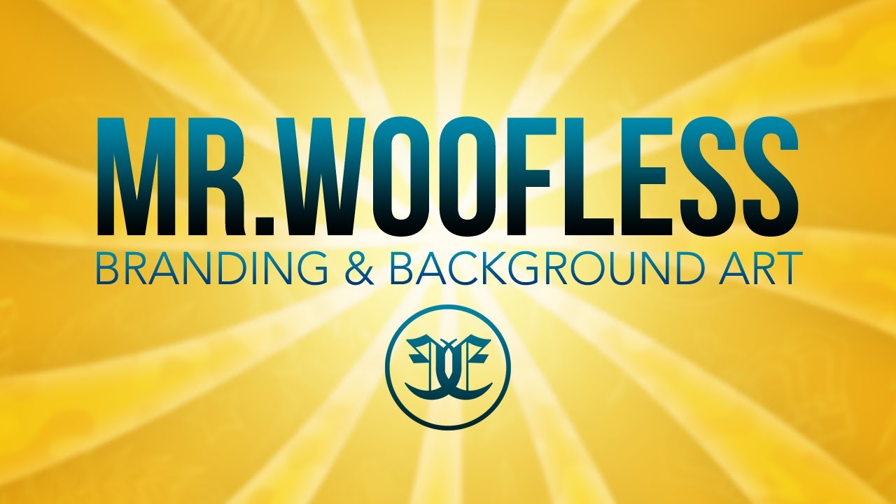 Design Progression: Mr. Woofless Logo & Channel Art - YouTube