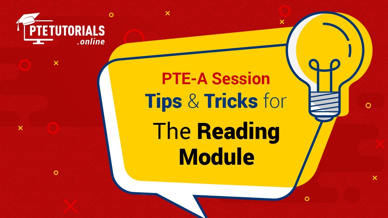 PTE A Session Tips Tricks For The Reading Module YouTube