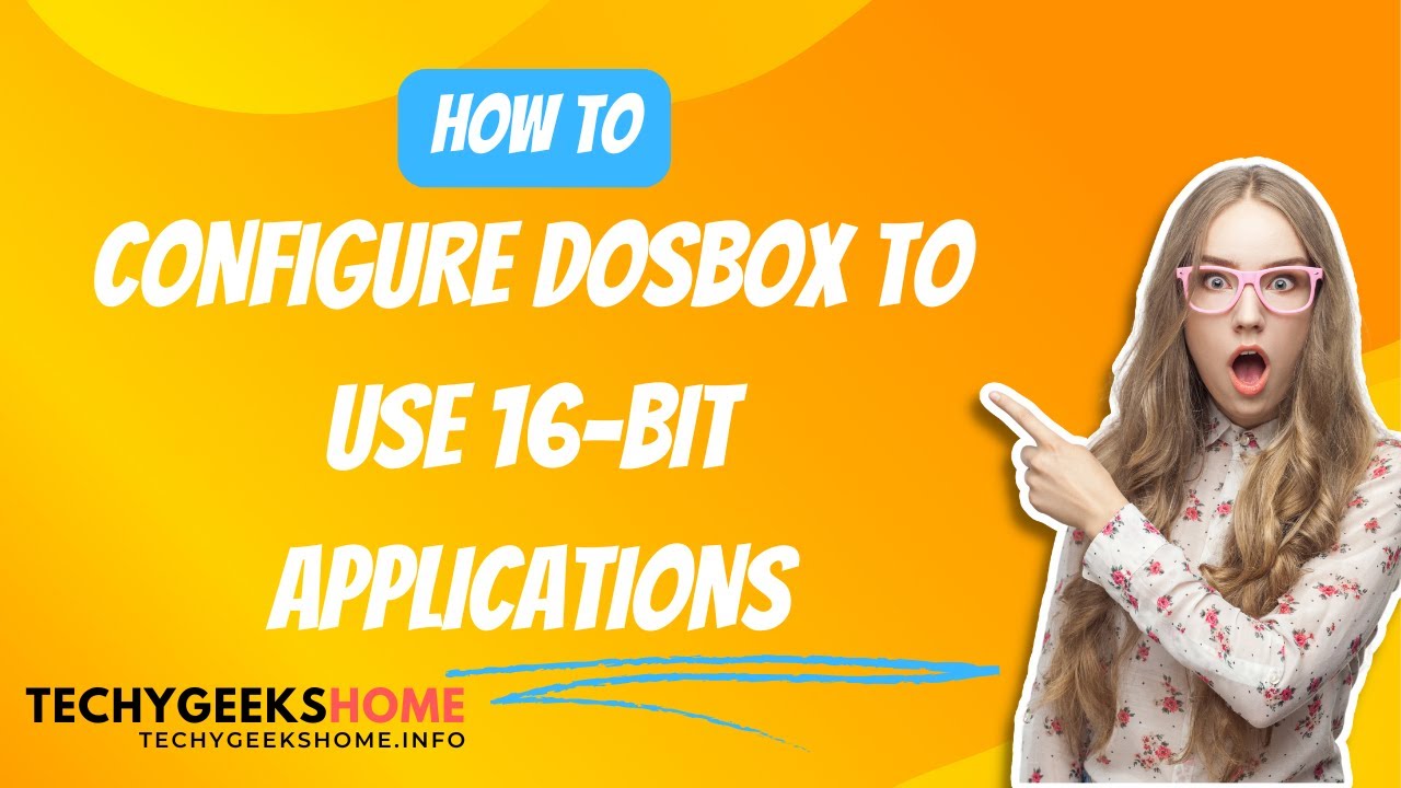 How to configure DOSBox to use with 16-bit DOS applications - YouTube