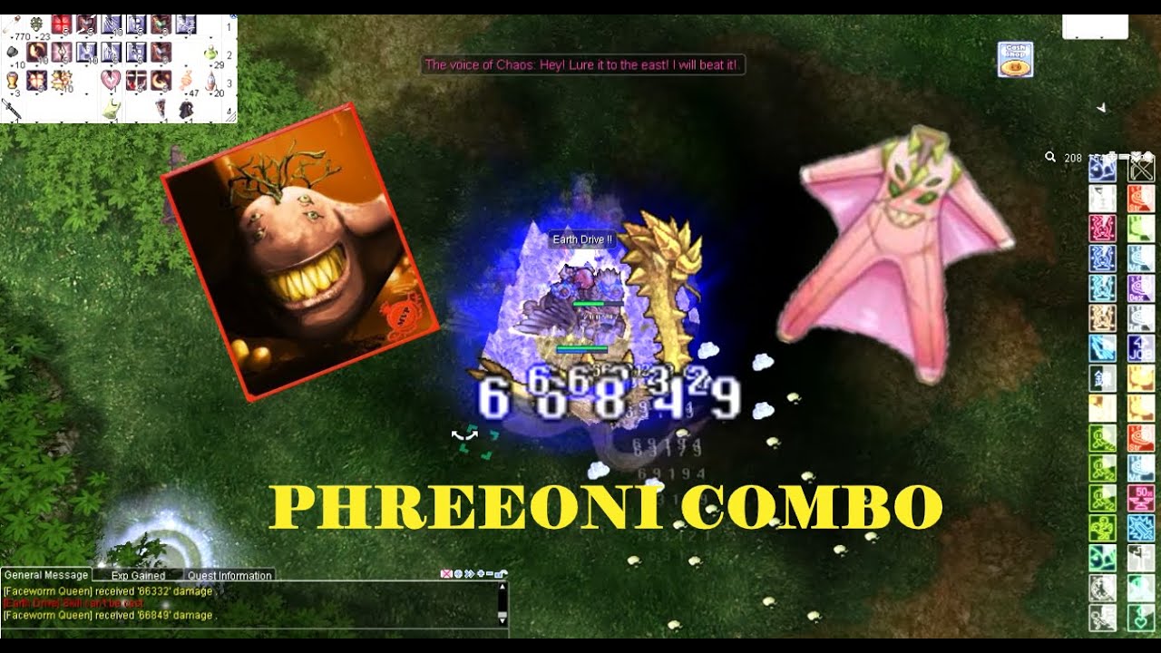 iRO - Royal Guard (Phreeoni Card + Phreeoni Wings Combo) Earth Drive ...