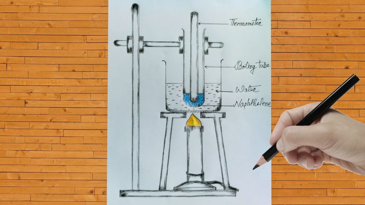 How To Draw Heating Of Naphthalene Diagram Easily Step by Step - YouTube