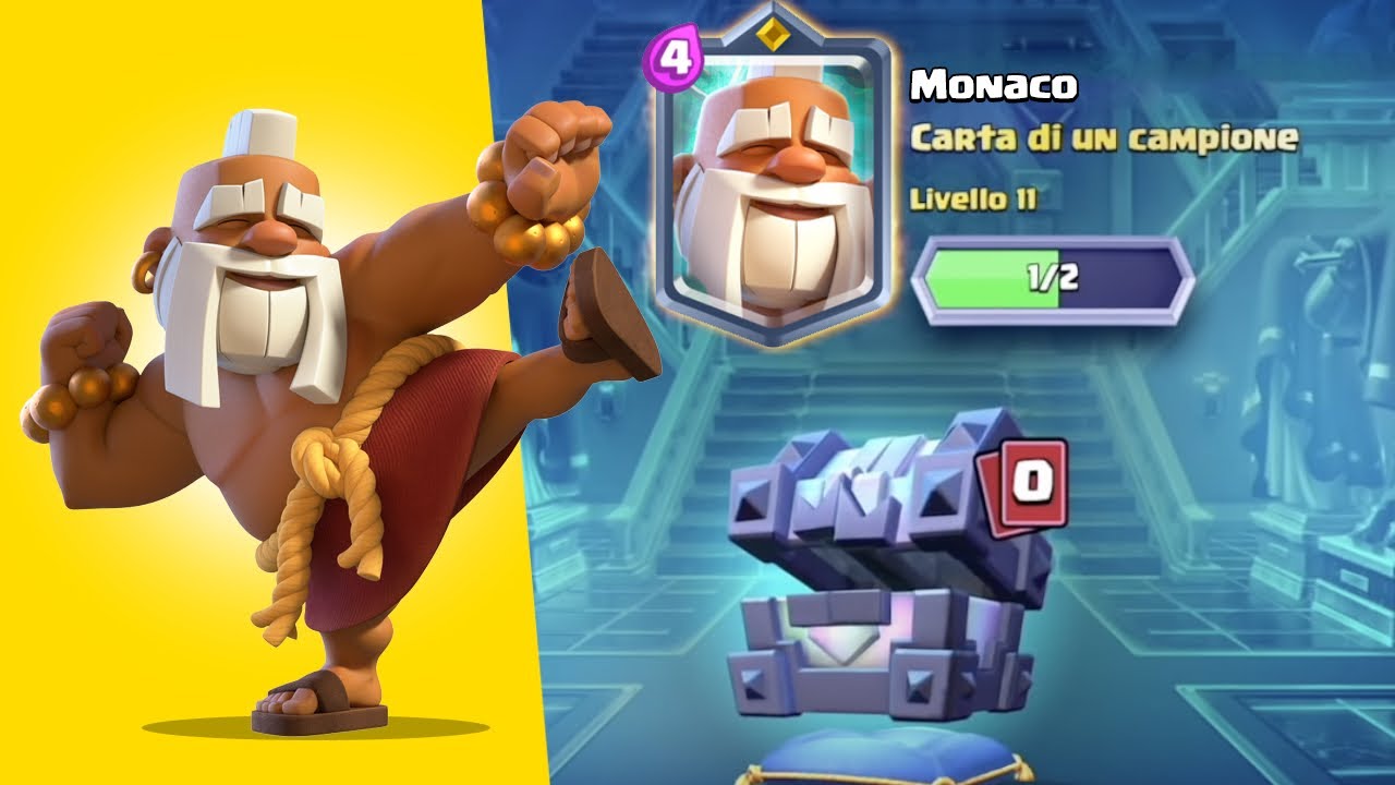 Ecco Come SBLOCCARE MONK! *NUOVO* Campione Clash Royale ITA! - YouTube
