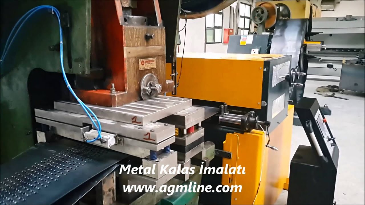 Metal kalas imlatı AGMline & Pres Besleme Kalıp Servo Sürücü ...